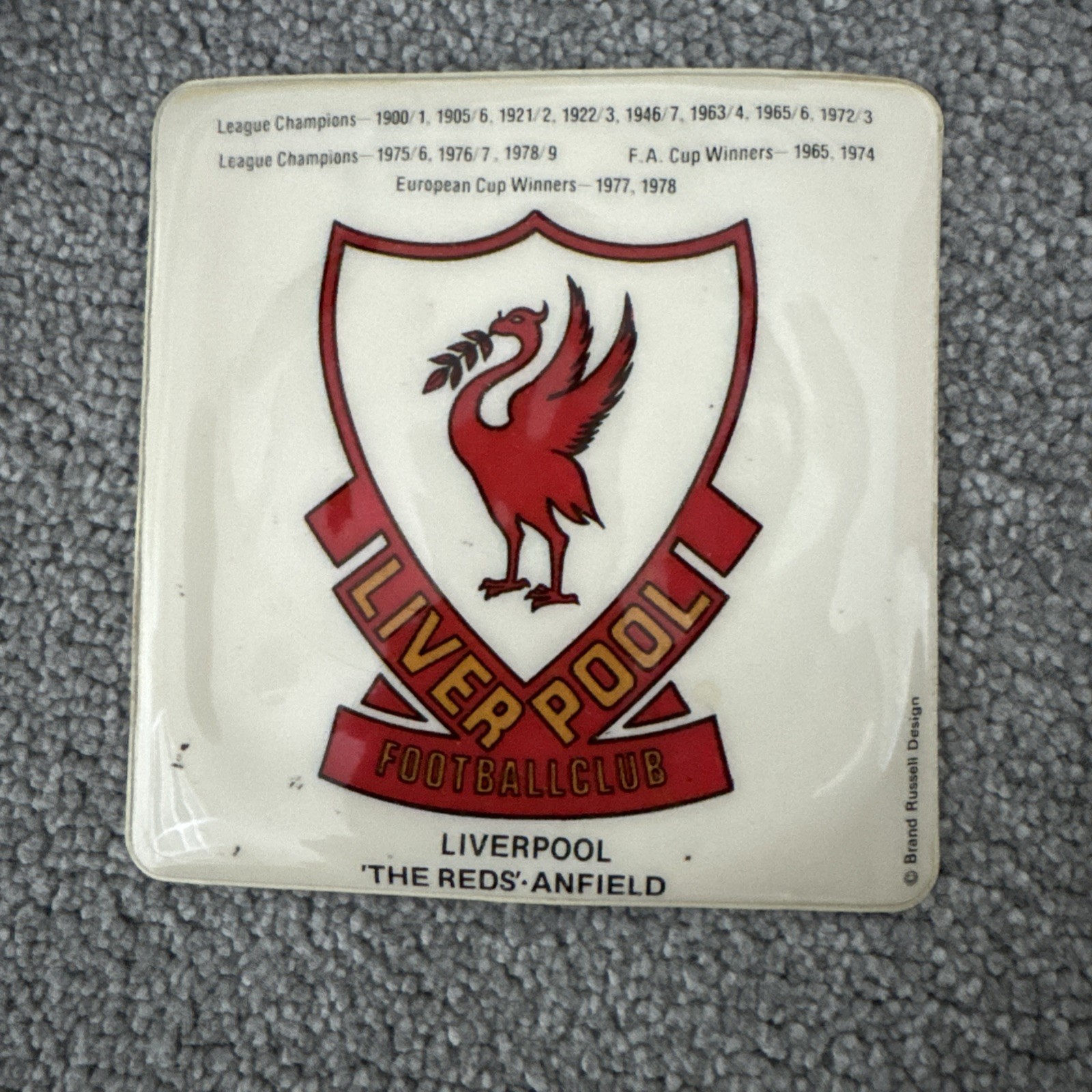 Collectible LFC drink mat from 1980 | eBay UK