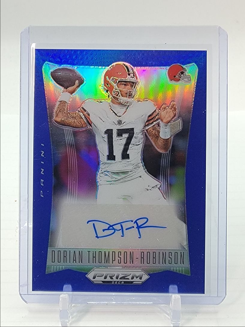 Dorian Thompson-Robinson 2024 Prizm Deca #S-DRN Signatures - Blue /49 Price Guide - Sports Card ...
