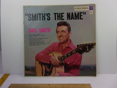 Carl Smith Smith's the Name VINTAGE VG+ record album LP vinyl | eBay