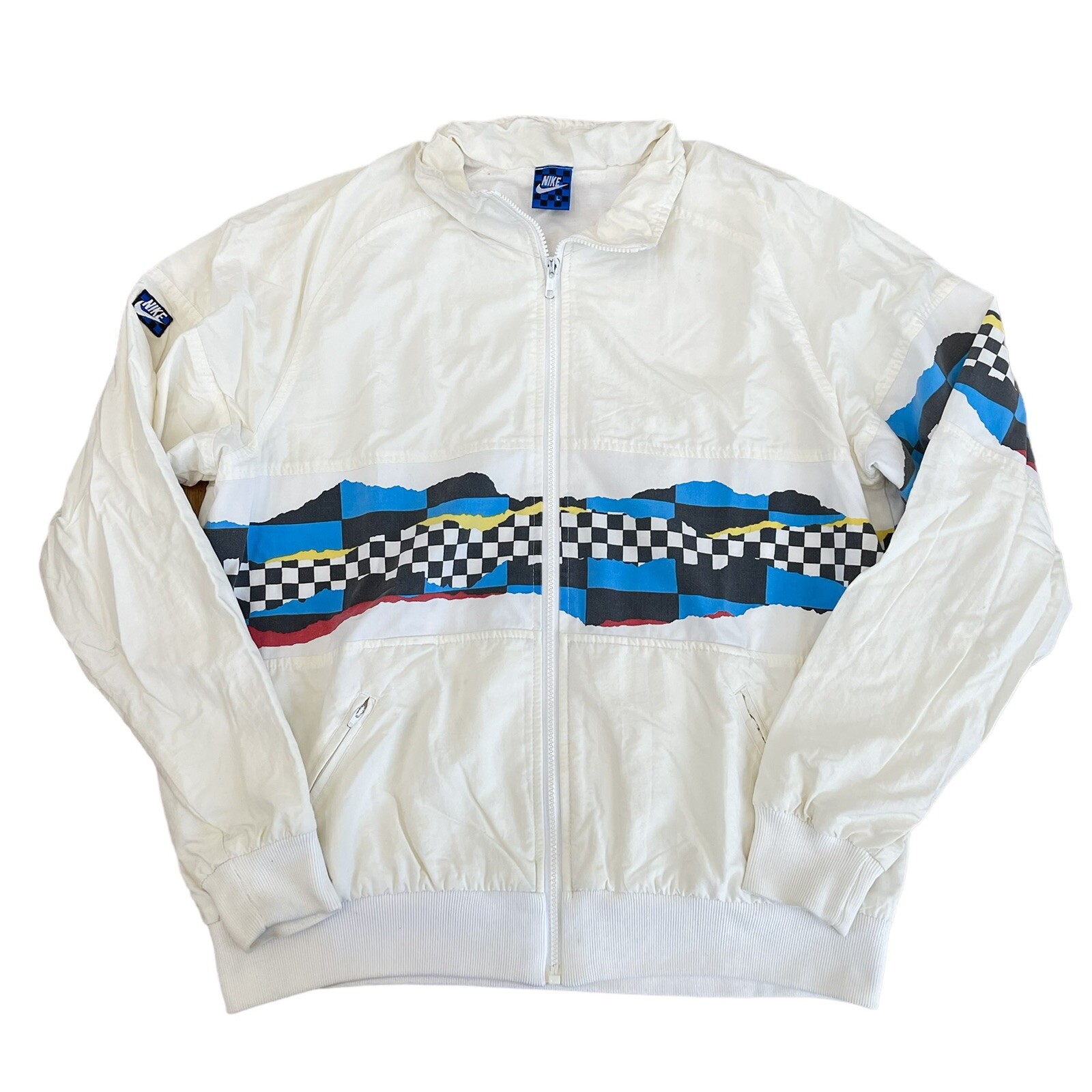 Vintage Nike John McEnroe Jacket Checkerboard 90s Ten… - Gem