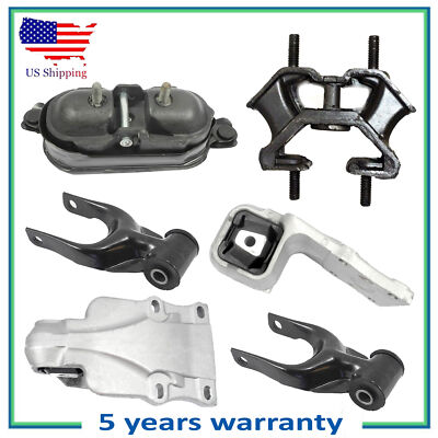 6PCS Engine Motor & Trans Mount For 2002-2007 Buick Rendezvous 3.4L 3 ...