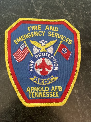 Arnold TN Tennessee AFB USAF Fire Rescue Dept Patch Iron On AEDC ARFF ...