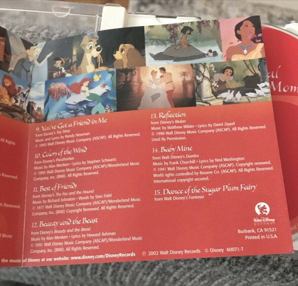 Walt Disney Records Magical Musical Moments CD Disney Store Exclusive ...
