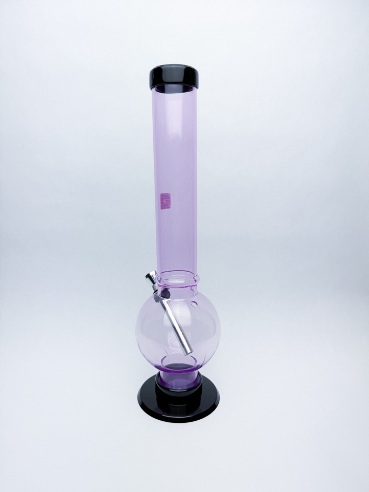 Acrylic 12" Inch Light Purple Bubble Design HOOKAH WATER PIPE BONG | eBay