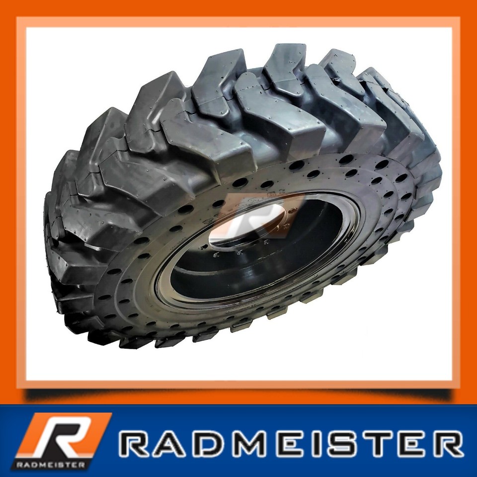 1400x24 Solid Telehandler Tires 4x Tires/Wheels SkyTrak, JLG, Genie ...