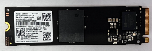 SAMSUNG 256GB SSD PM9B1 M.2 NVMe PCIe Gen4 x4 MZ-VL42560 MZVL4256HBJD ...
