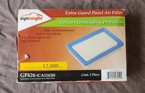 EPAUTO Extra Guard Panel Air Filter GP426 (CA11426) Replace Toyota ...