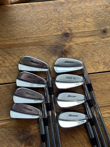 Mizuno MP 33 Irons, 3-PW, Grain Flow Forged, Dynamic Gold S300 Shafts ...