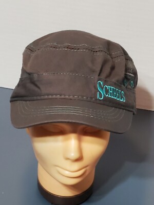 Scheels Hat Cap Womens Adjustable Strap Back Gray Blue Army Cadet Vgc ...