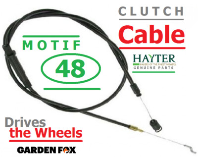 Genuine HAYTER MOTIF 48 AD mdl 434C sn 0010001-999999 CLUTCH CABLE ...