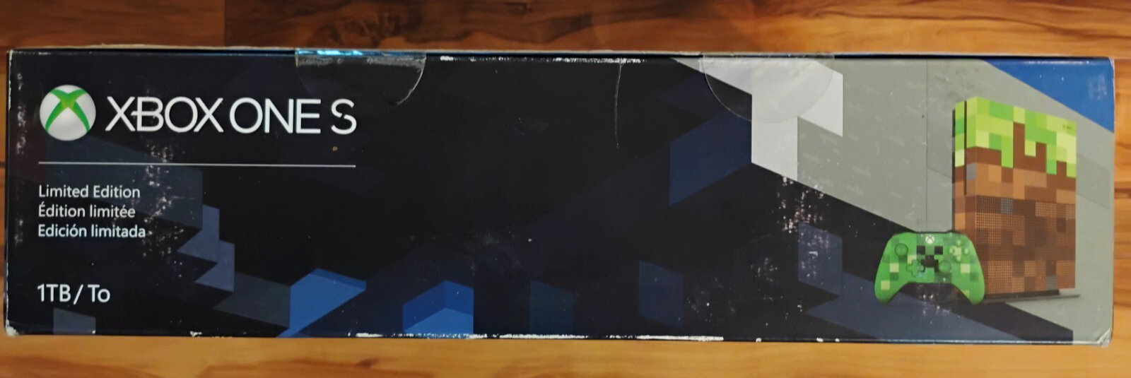 Microsoft Xbox One S Minecraft Limited Edition Bundle 1TB Green & Brown ...