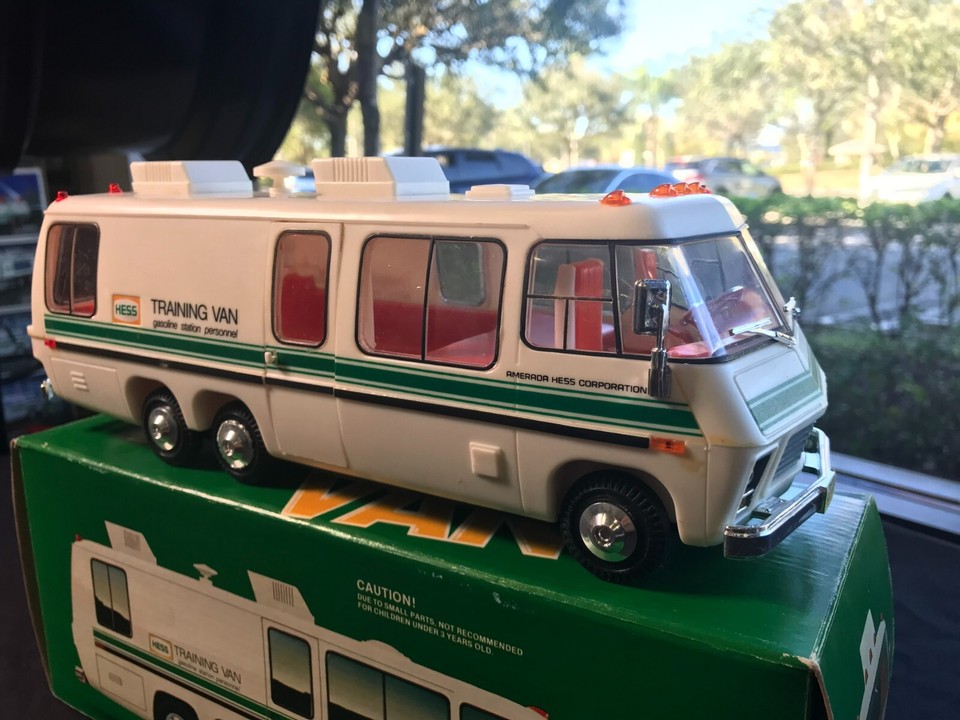 1978/1980 Hess Training Van Original Box Super nice Lights Work 100% ...