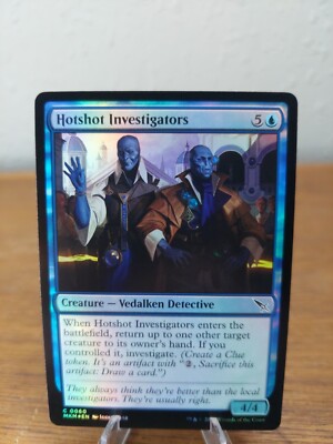 x1 Hotshot Investigators MKM MTG 60 FOIL COMMON M/NM 1x | eBay