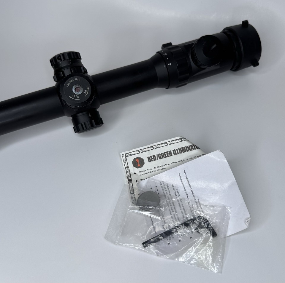 CENTERPOINT 1/8” 100 Yard SCOPE WITH ILLUMINATED RETICLE GREEN/RED | eBay