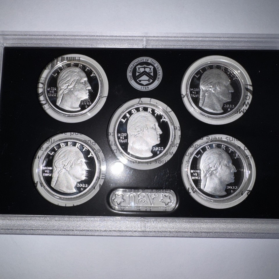 2022 American Women Quarters Silver Proof Set First Year US Mint Box ...
