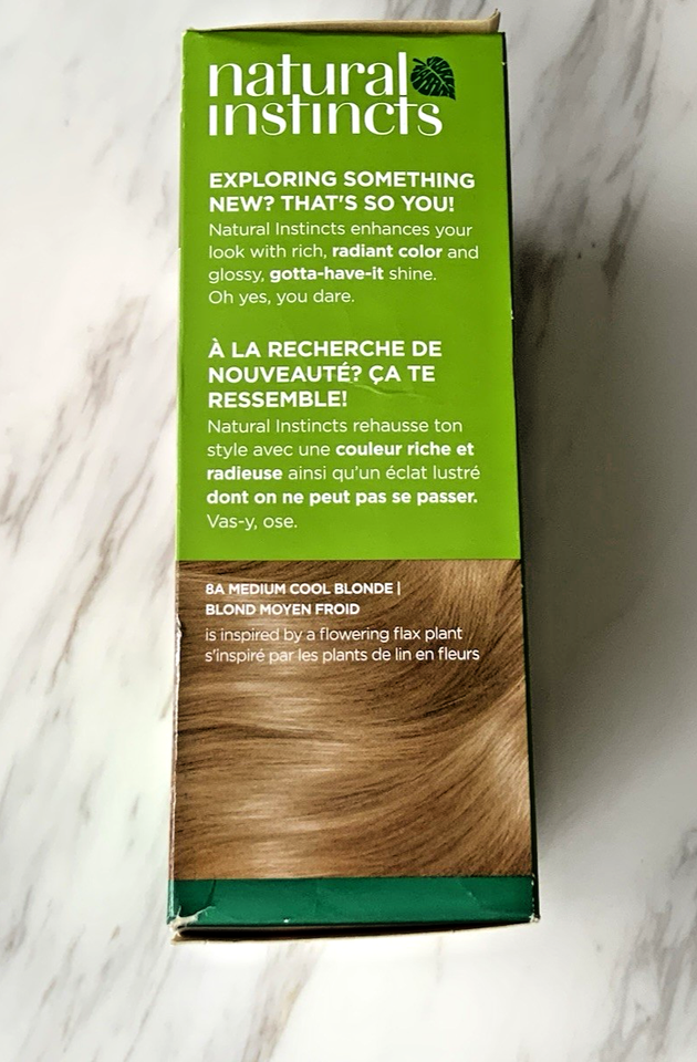 CLAIROL Natural Instincts Semi-Permanent Hair Color Dye - 8A Medium ...