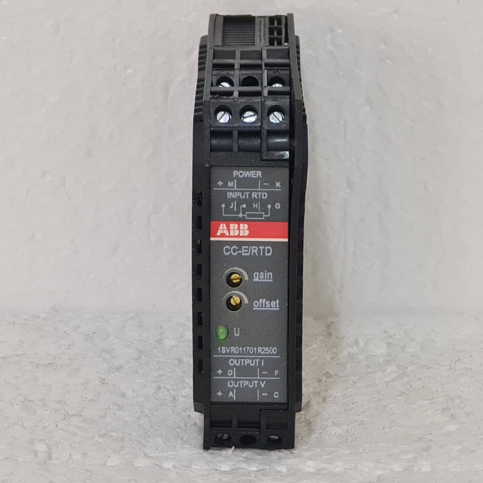 ABB 1SVR011701R2500 Cc-e/rtd RTD Temp Signal Converter for sale online ...