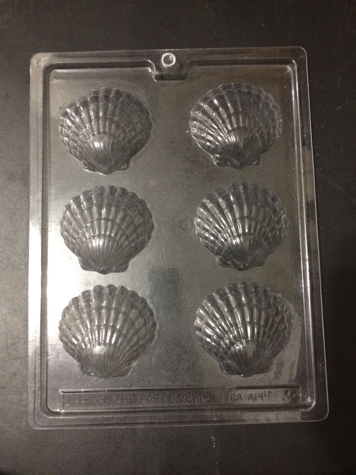 2 Seashell Sea Life Nautical Chocolate fondant soap candy making Molds ...