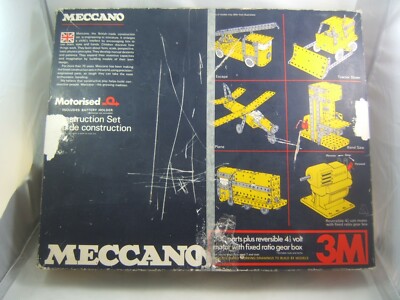 Vintage 3M 1970s Meccano Construction Set Incomplete | eBay