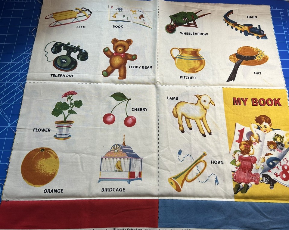 HTF American Jane Patterns ABC 123 PANEL # 21621 by Sandy Klop 4 Moda ...