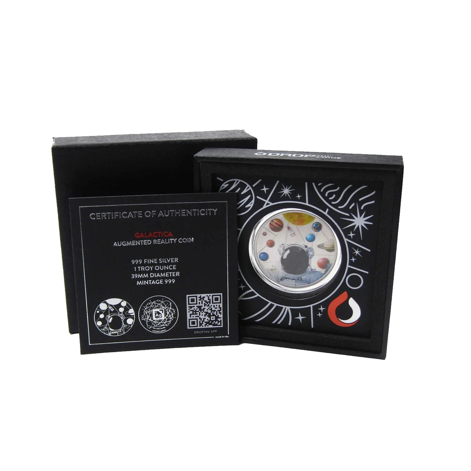 DROP THE COINS: Imagination Set Augmented Reality 1oz Silver Coins 4 ...