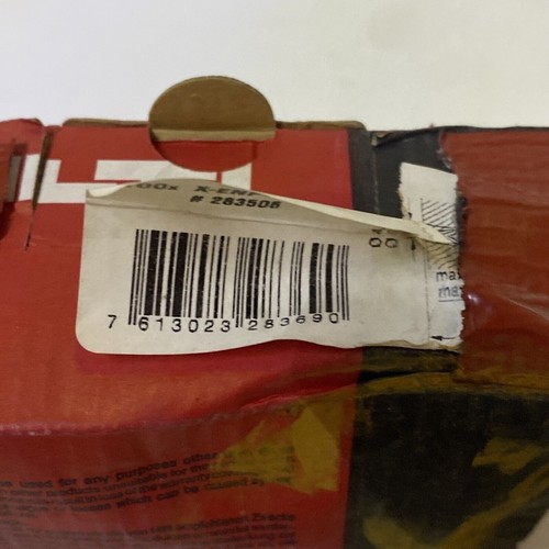 HILTI 283506 Sheet Metal Deck Fasteners X-ENP-19 L15 Box Of 100 | eBay