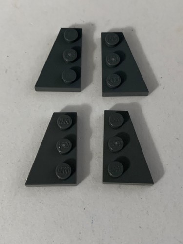 LEGO Parts (4pcs) 2x3 Right & Left Wing Plates /Wedges, 43722 43723 ...