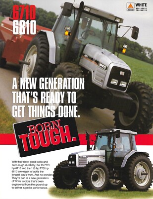 Farm Tractor Data Sheet - AGCO White - 6710 6810 - Brochure (F8254 ...