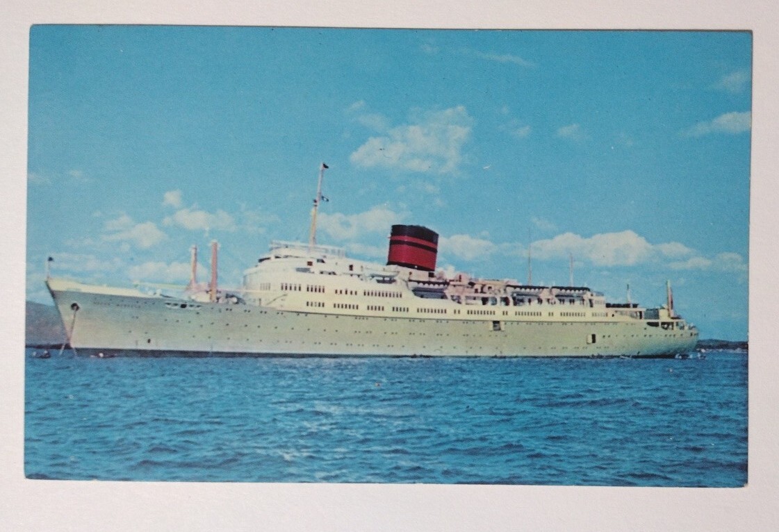 TSS Ocean Monarch Cruise Ship Furness Bermuda Line Built 1950 UNP ...