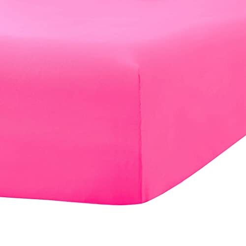 Hot Pink Queen Fitted Sheet Onlyultra Soft And Wrinkle Fitted Bottom ...