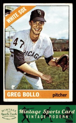 1966 Topps - Greg Bollo - #301 Chicago White Sox GD/GD+ | eBay