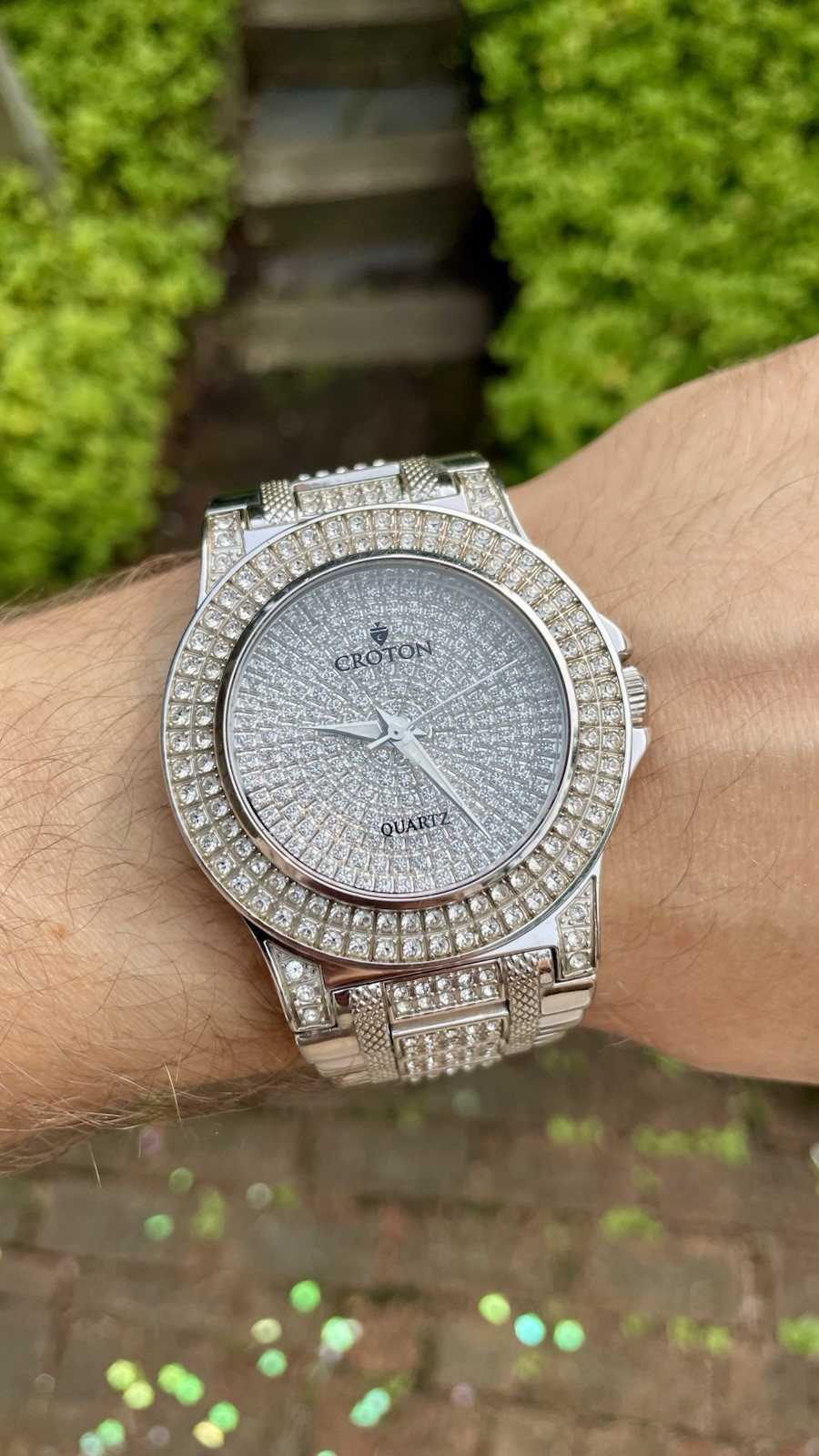 Men’s Croton Watch Anniversary Edition 44mm Crystal - New Battery | eBay