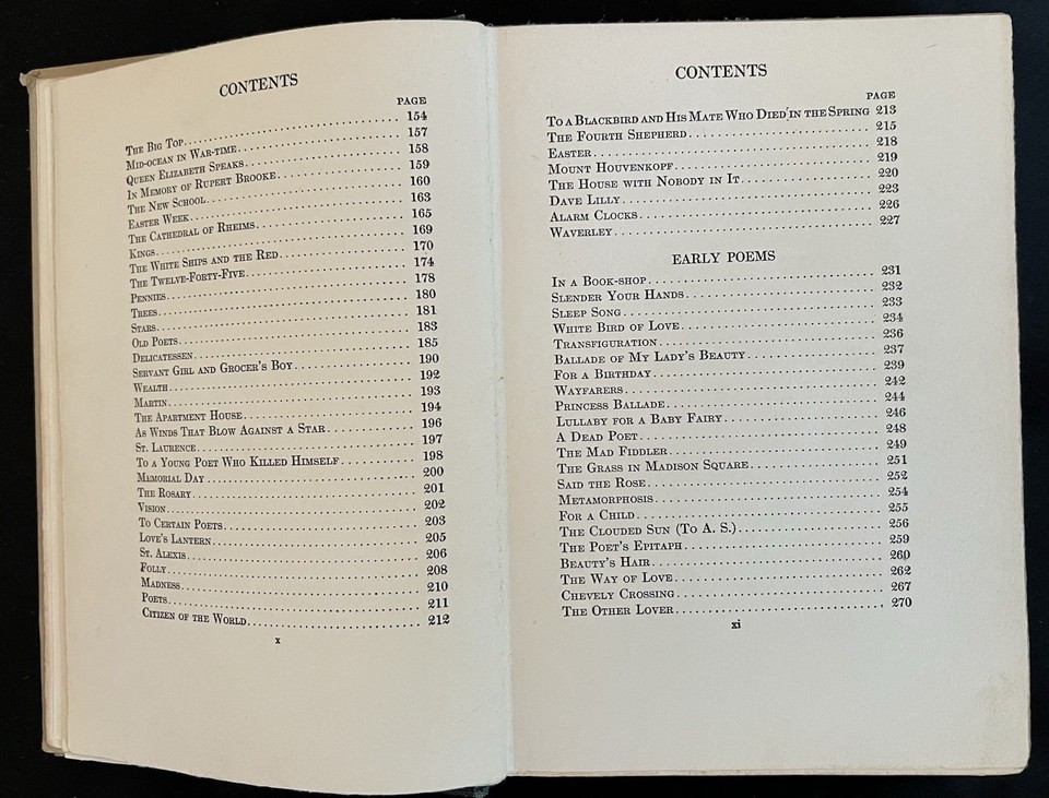 Joyce Kilmer Poems Essays and Letters Volumes One and Two The Circus 3 ...