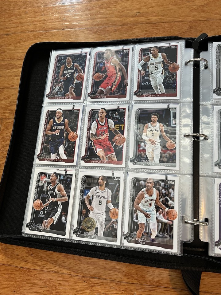 2025-26 Topps Flagship Basketball Complete Base Set #1-300 FLAGG Binder ...