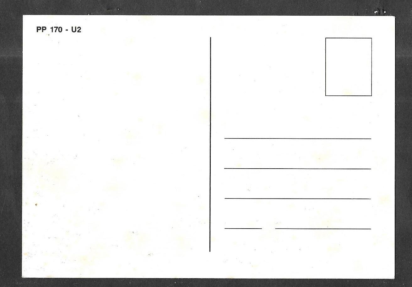 RARE / CARTE POSTALE - U2 / POSTCARD CARTOLINA TARJETA POSTAL POSTKARTE ...