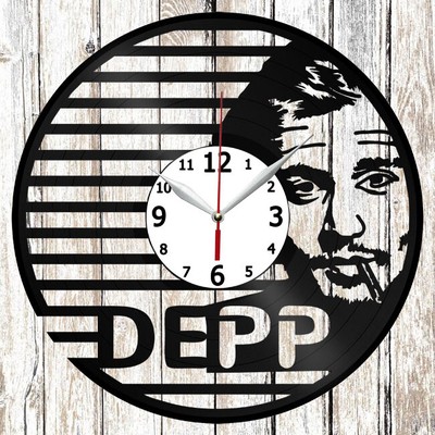 Johnny Depp Vinyl Record Wall Clock Handmade Decor Original Gift 4597 ...