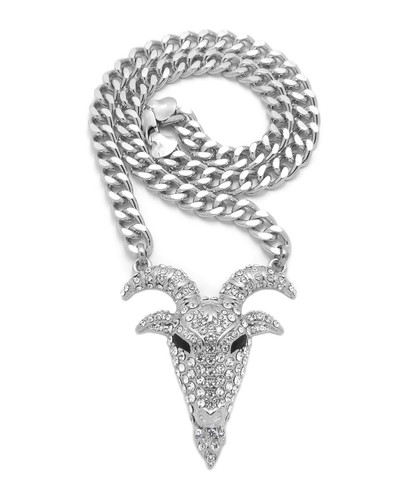 NEW ICE BLING POLO-G GOAT CHAIN SET | eBay