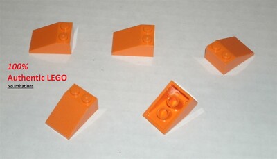 LEGO NEW 2x3 Orange Slope 25° (5x) 4121742 Brick 3298 | eBay