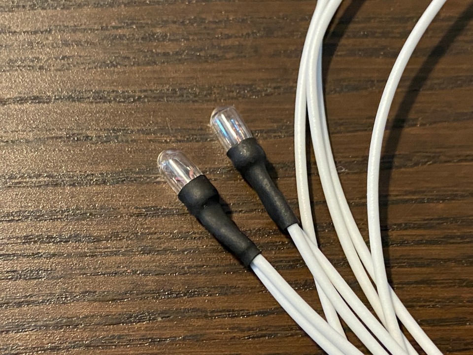 5 New Wired Light Bulbs 12v 60mA Lamps for Vintage Stereo Receivers 4mm ...