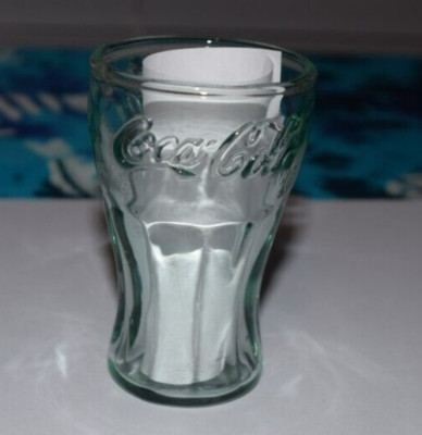 Coca-Cola Coke “Genuine Glass” Mini Juice Shot Glass 2.5 oz 3” tall NEW ...