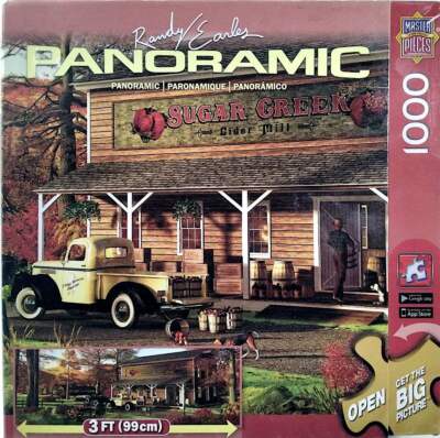 Sugar Creek Cider Mill Randy Earles 1000 pc Panoramic 39X13 ...