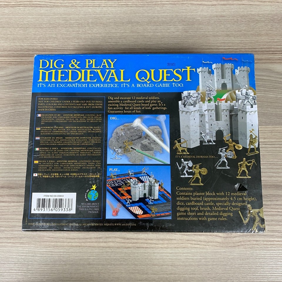 DIG & PLAY MEDIEVAL QUEST BOARD GAME NEW SEALED 4M COMPLETE TOY | eBay