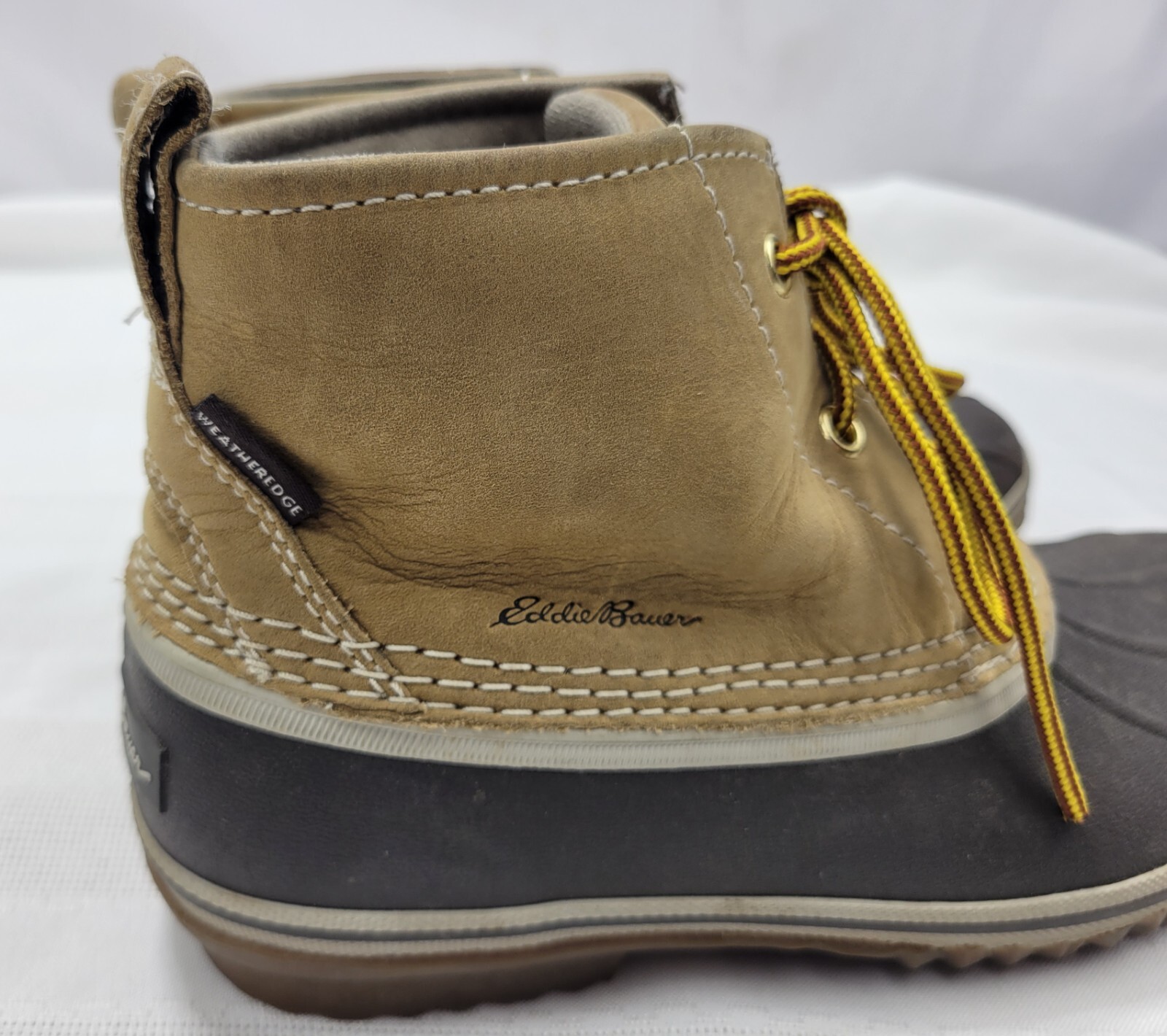 Eddie Bauer Women's Hunt Pac Mid Boot Waterproof Leather Duck BOOTS ...