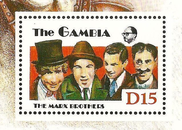MARX BROTHERS Harpo Marx Groucho Marx Gummo Marx Zeppo Marx MINT Sheet ...
