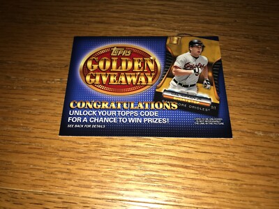 2012 Topps Golden Giveaway #GGC18 Cal Ripken Jr. Orioles | eBay