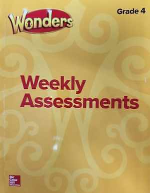 Wonders Weekly Assessments, Grade 4 (ELEMENTARY CORE - Paperback - Good ...