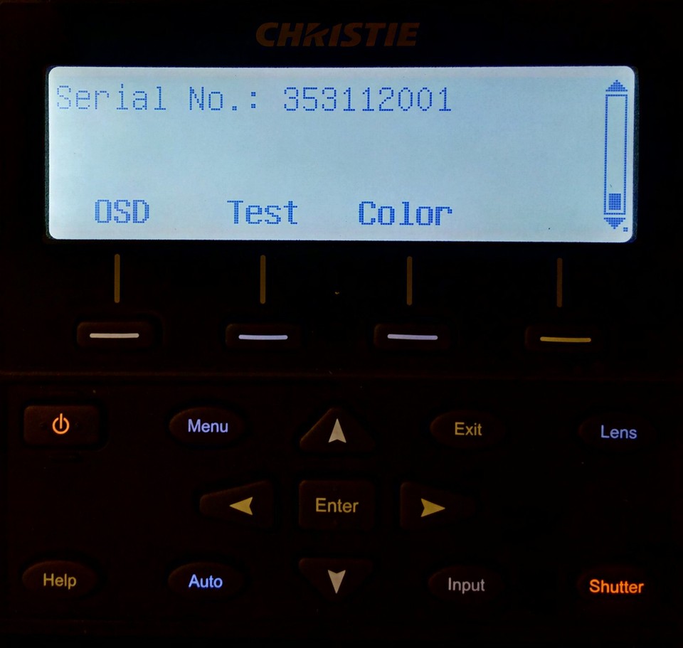 Christie DS+6K-M SXGA+ Large Venue Projector + Remote + Twin Lamps ...