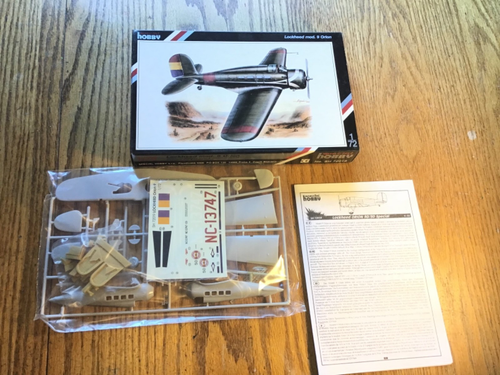 #608 - SPECIAL HOBBY MOD 9 ORION 1:72 AIRPLANE MODEL KIT #72019 - NIOB ...