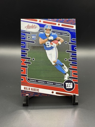 2024 Panini Absolute - Rookies Red & Blue #106 Malik Nabers (RC) | eBay