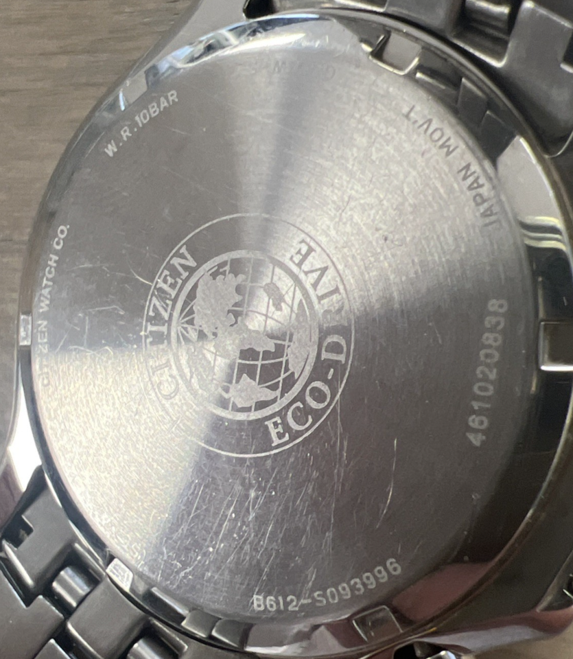 Mens Citizen Eco-Drive B612-S093996 Chronograph Watch - Ref 36203 | eBay UK